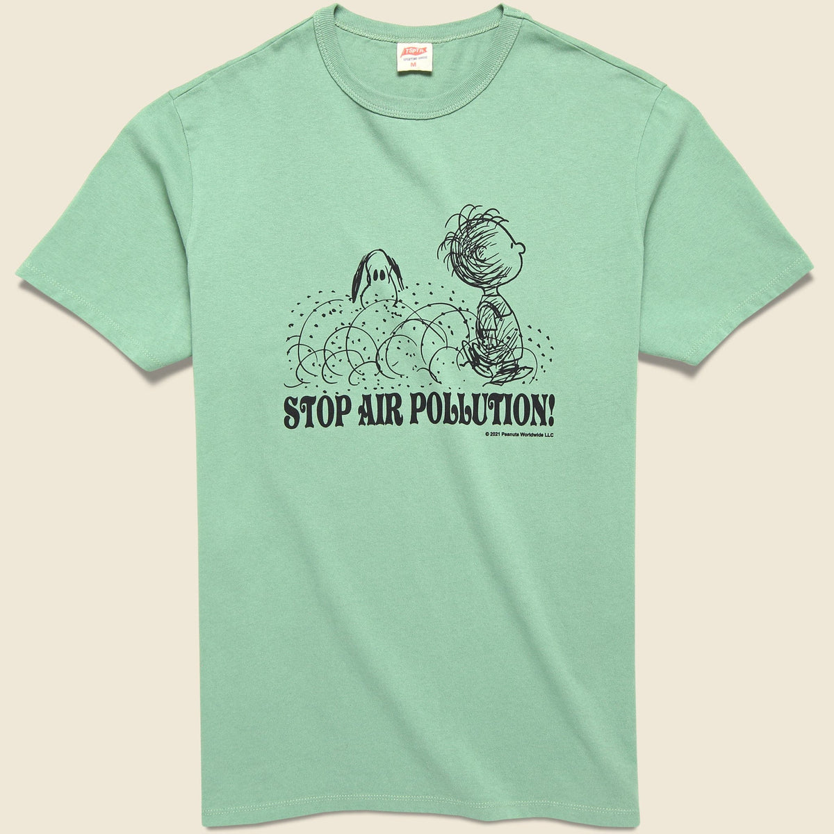 Stop Air Pollution Tee - Olive