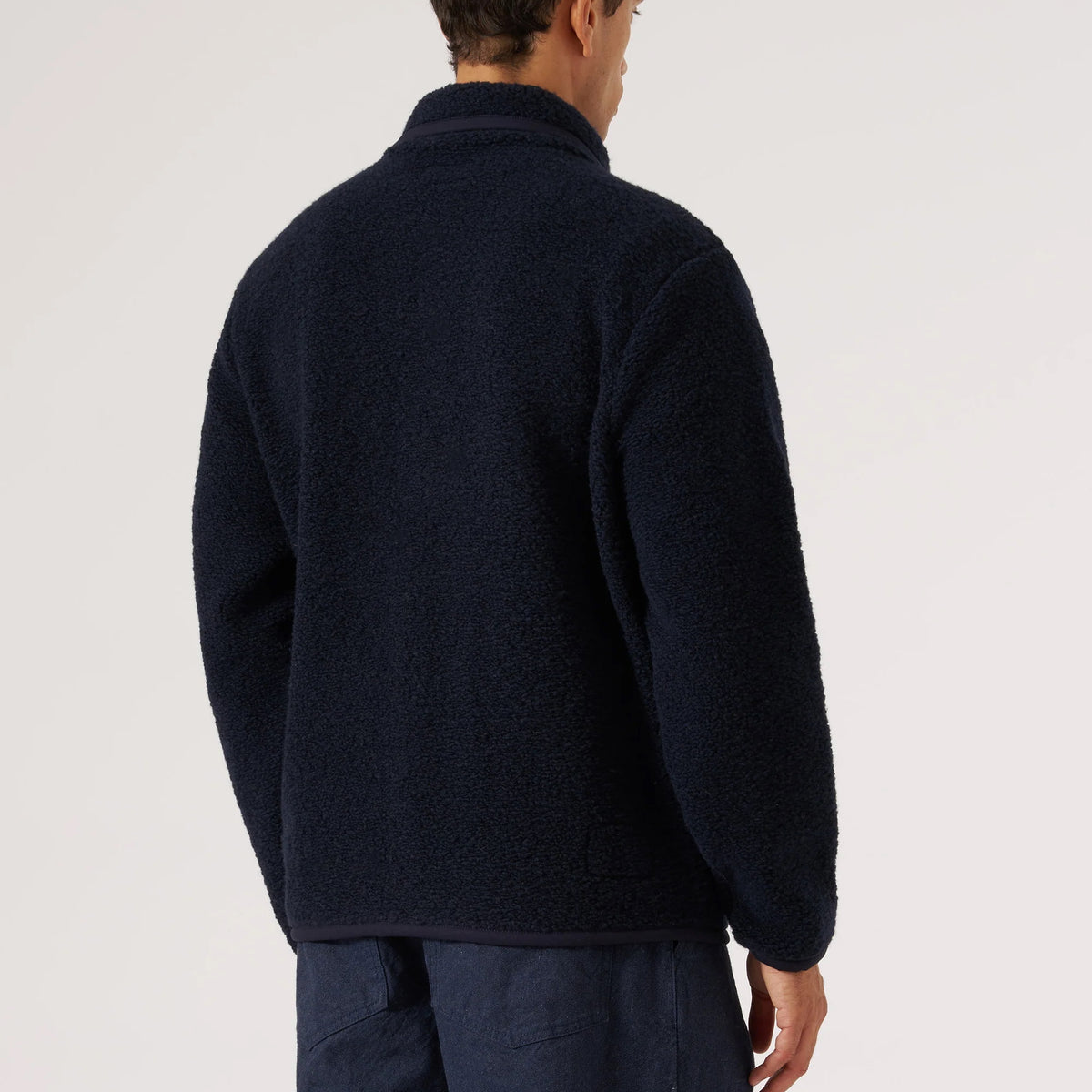 Alvar Fleece Lancaster Jacket - Navy – STAG Provisions