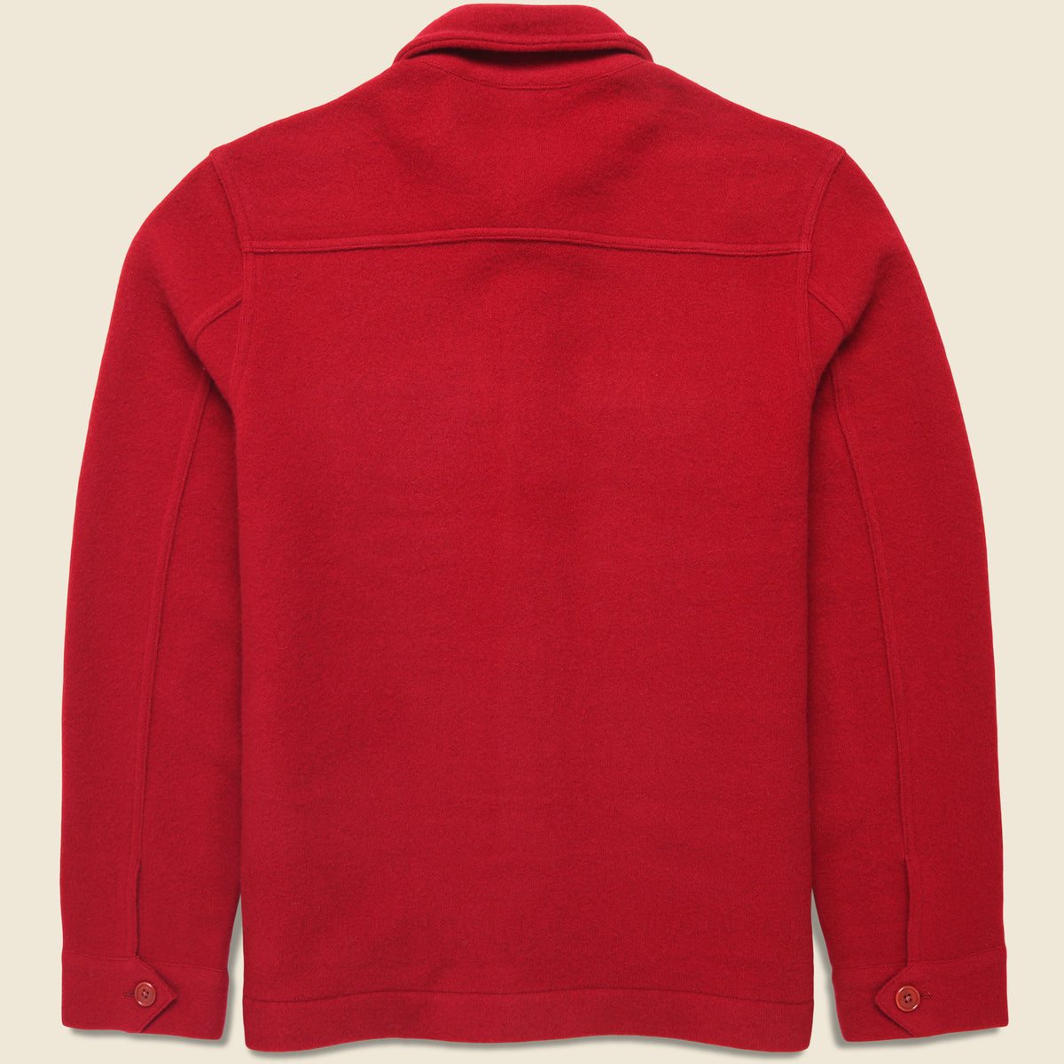 Boiled Wool Work Jacket - Barn Red – STAG Provisions