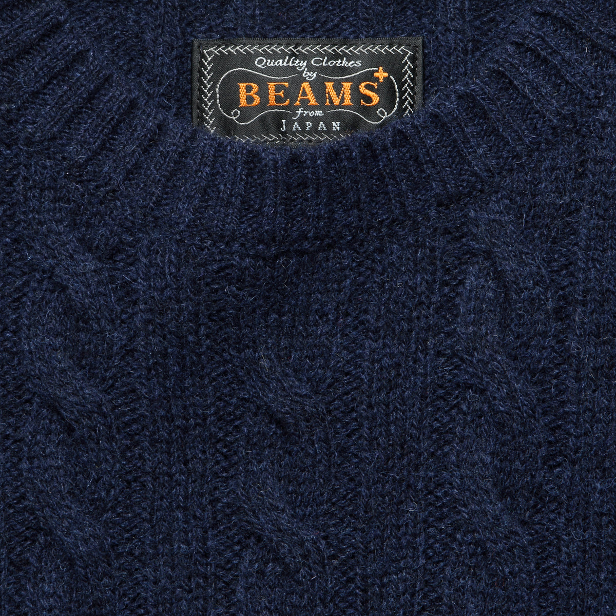 Cable Crewneck Sweater - Navy – STAG Provisions