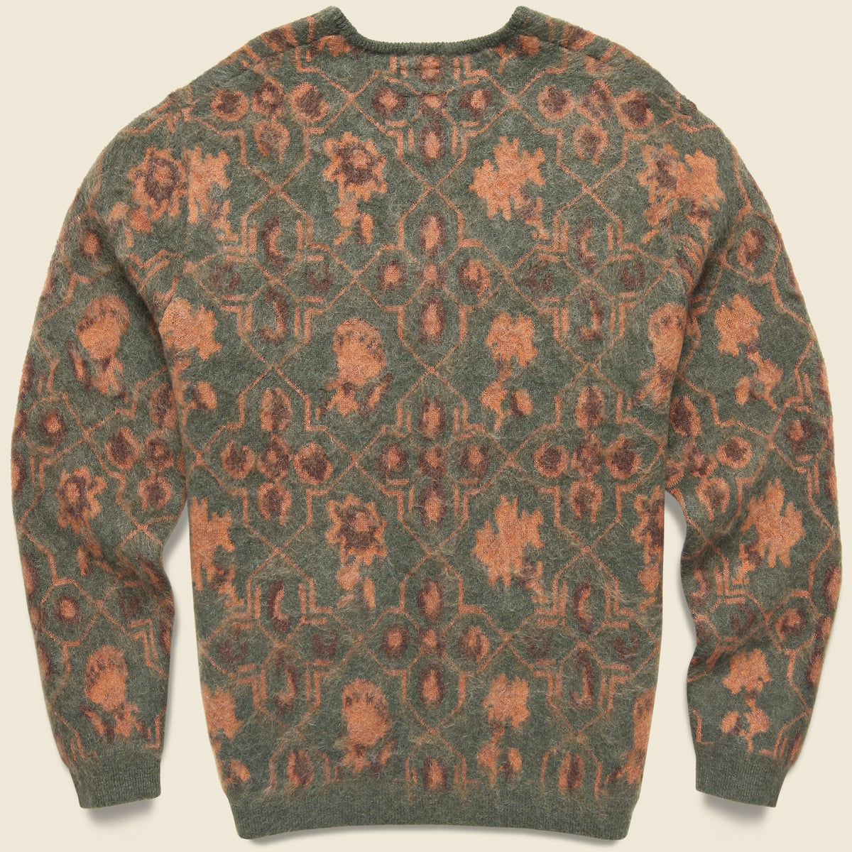 Botanical Pattern Cardigan - Olive – STAG Provisions