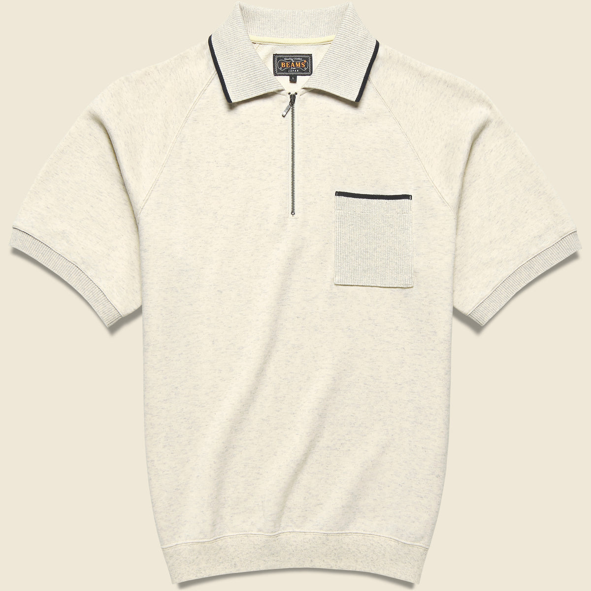 Half-Zip Fleece Polo - Oatmeal – STAG Provisions