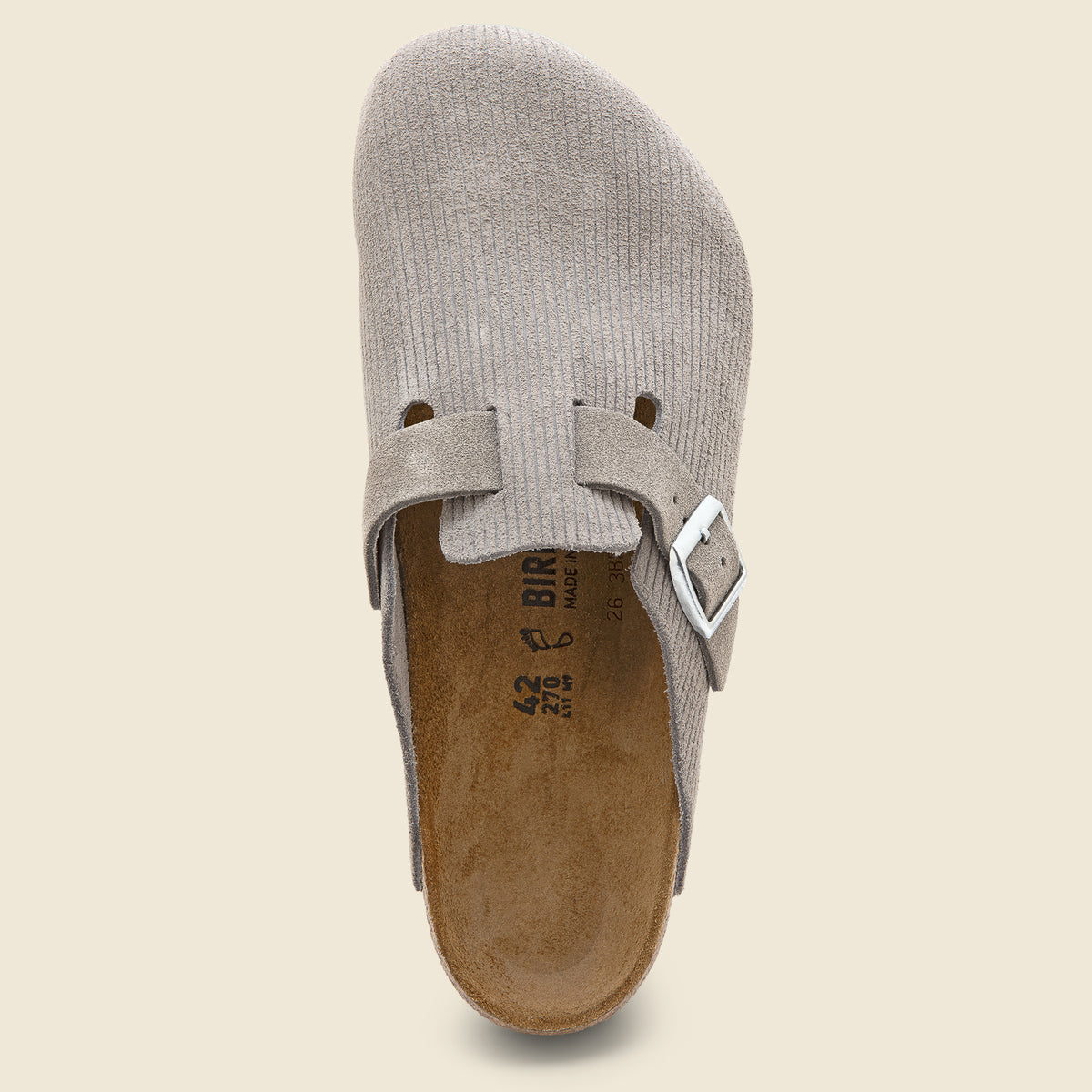 Boston Suede Clog - Corduroy Stone Coin – STAG Provisions