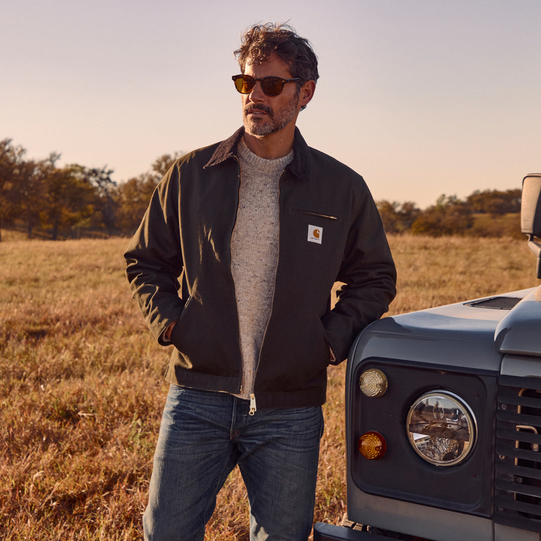 Blanket Lined Detroit Jacket - Olive/Black – STAG Provisions