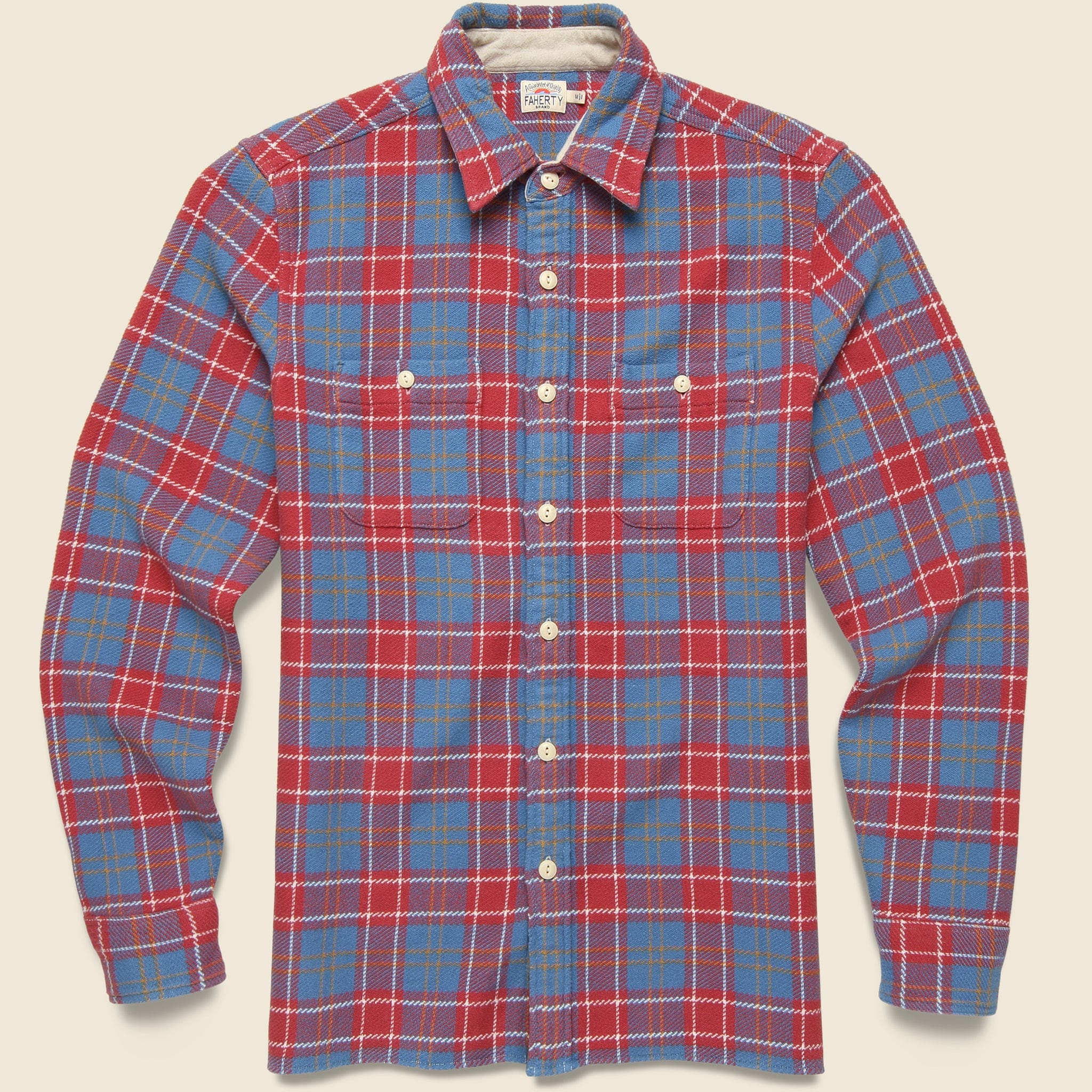 Surf Flannel - Brick River Plaid – STAG Provisions