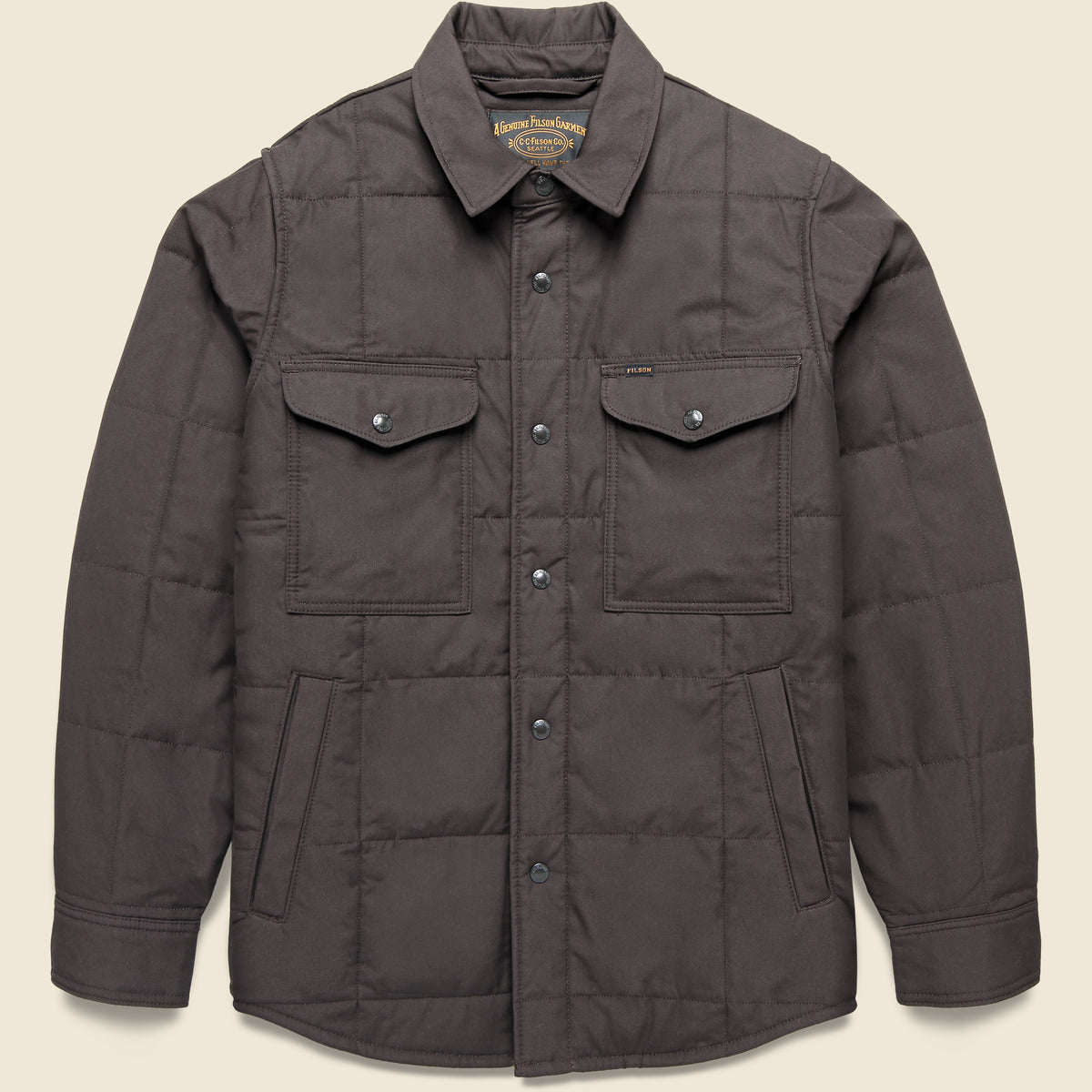 Cover Cloth Quilted Jac-Shirt - Cinder – STAG Provisions
