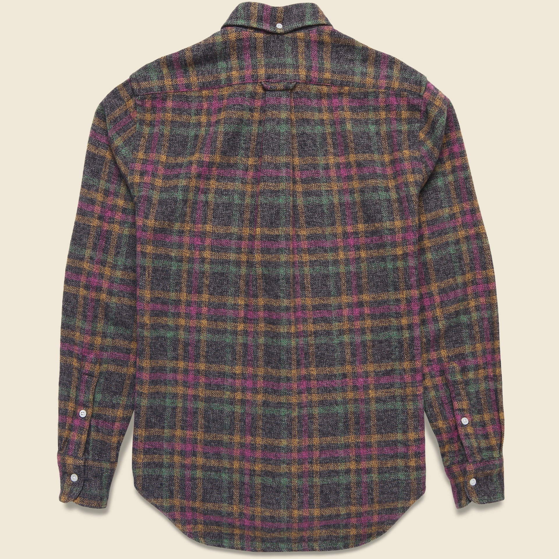 Brushed Cotton Check Shirt - Pink/Orange – STAG Provisions