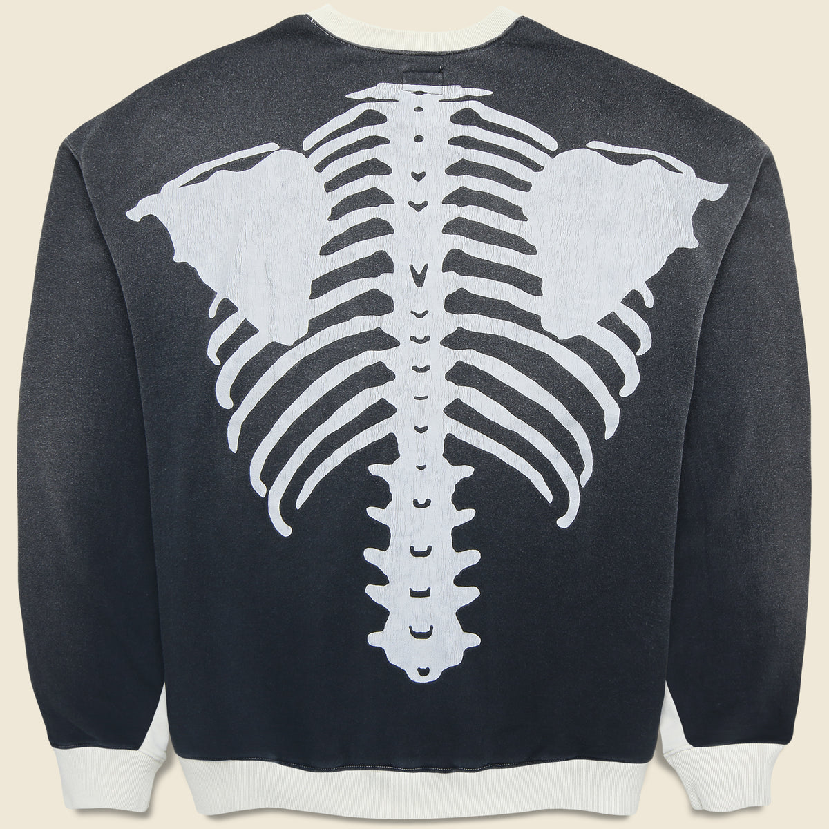 2 Tones Remake Big Sweatshirt - Ecru/Black – STAG Provisions