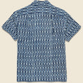 Geo Tile Block Print Shirt - Indigo – STAG Provisions