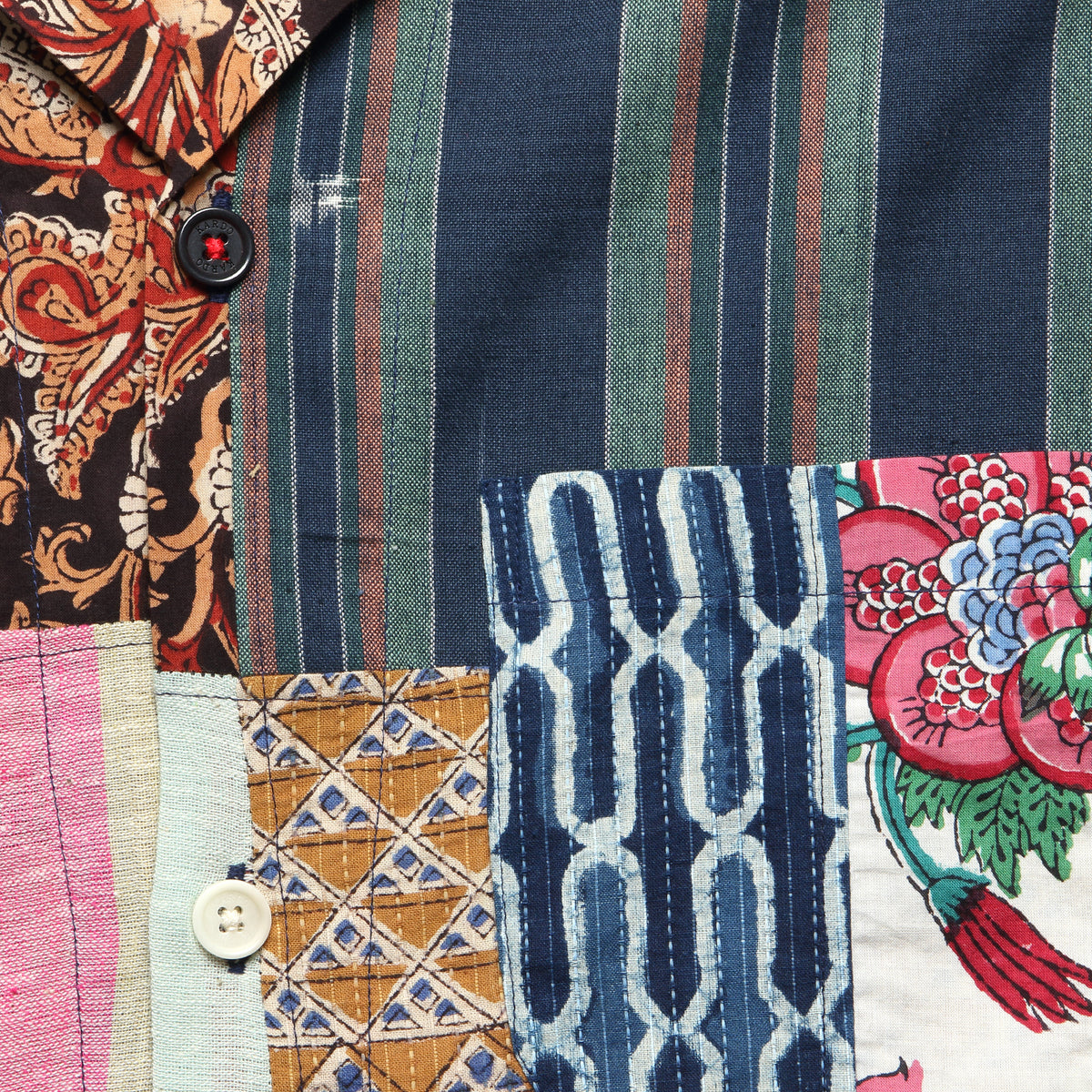 Ronen Patchwork Shirt - Multi – STAG Provisions