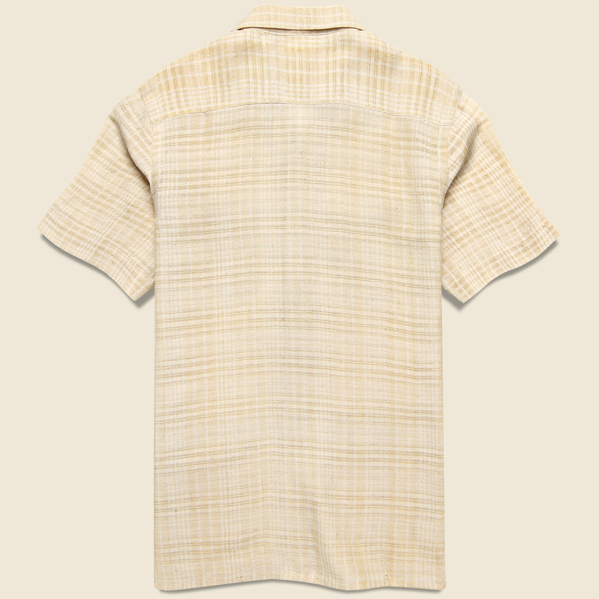 Handwoven Cross Hatch Shirt - Off White – STAG Provisions