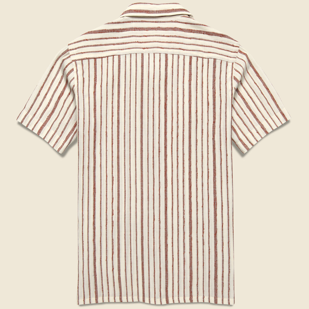 Handwoven Stripe Shirt - Brick – STAG Provisions