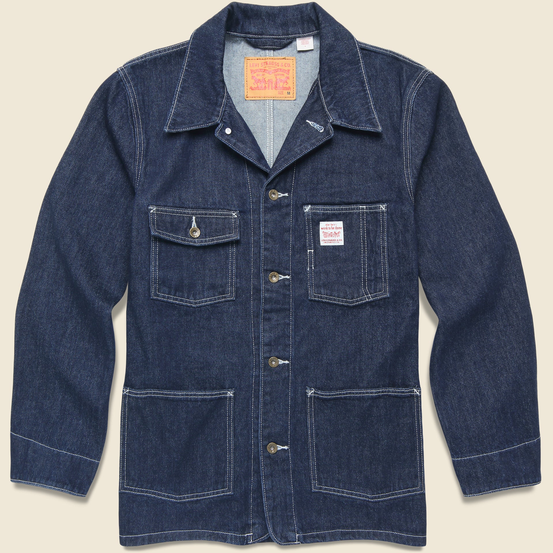 Sunrise Trucker Jacket - Aged Railroad Stripe – STAG Provisions