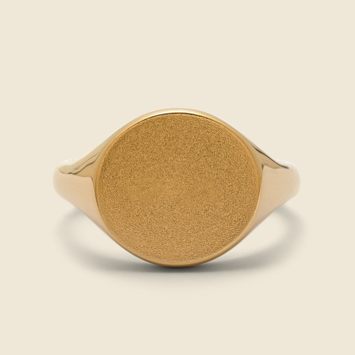 Wells Signet Ring - Gold Vermeil – STAG Provisions
