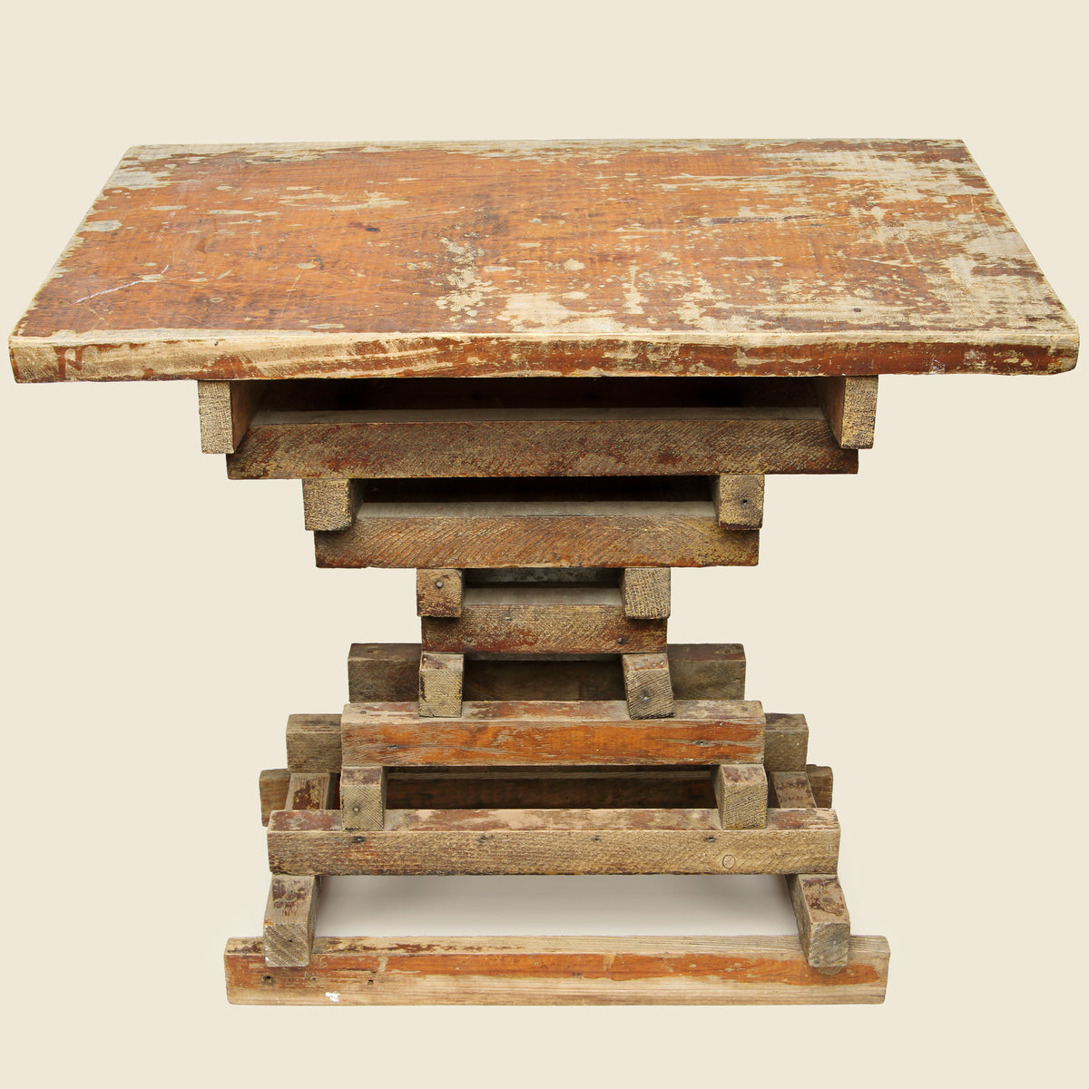 Primitive Folk Art Table – STAG Provisions