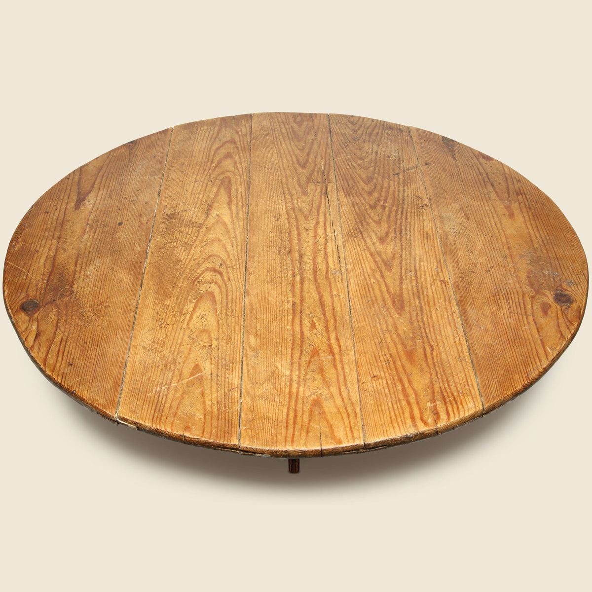 Vintage Wooden Wine Tasting Table