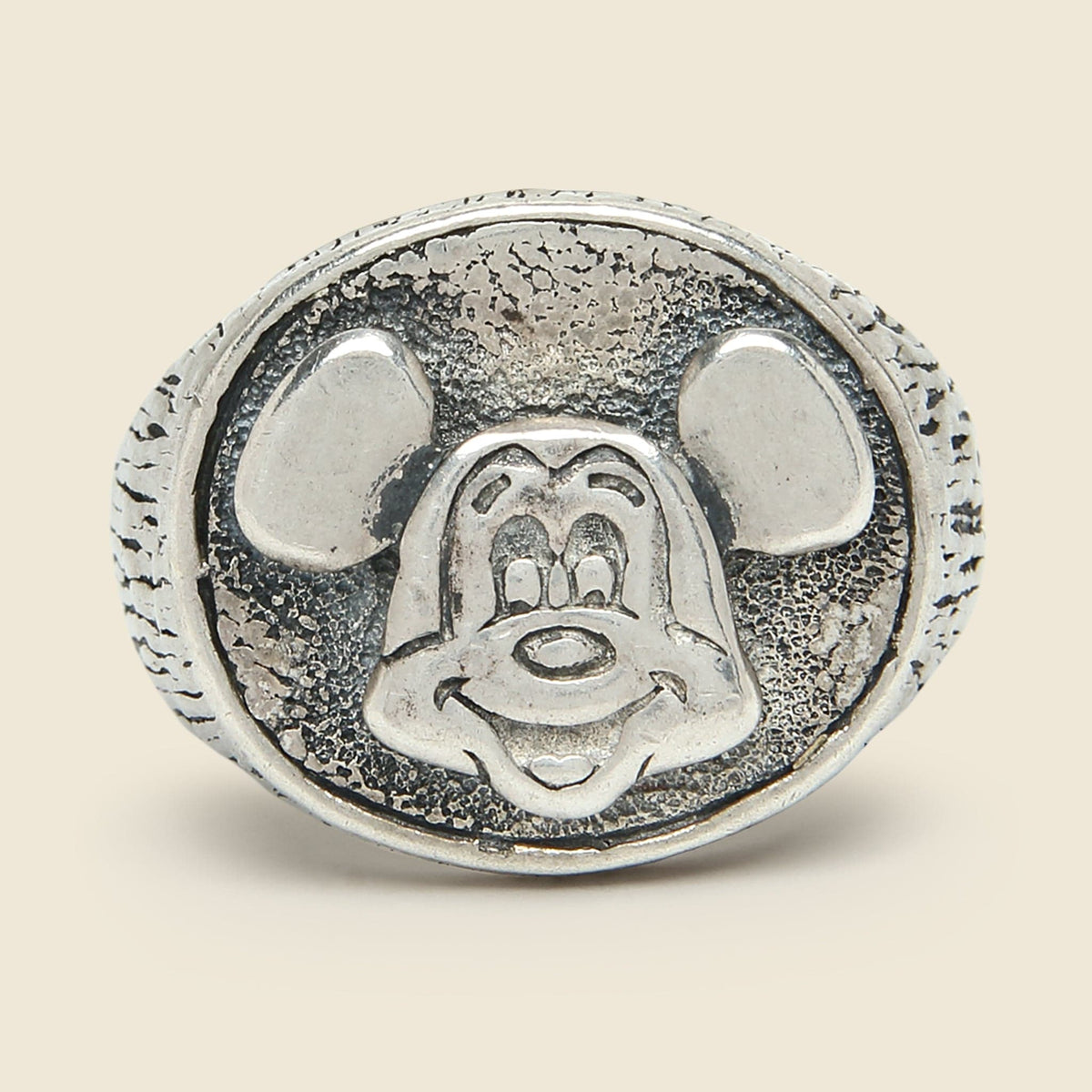 Vintage Sterling Mickey Signet Ring – STAG Provisions