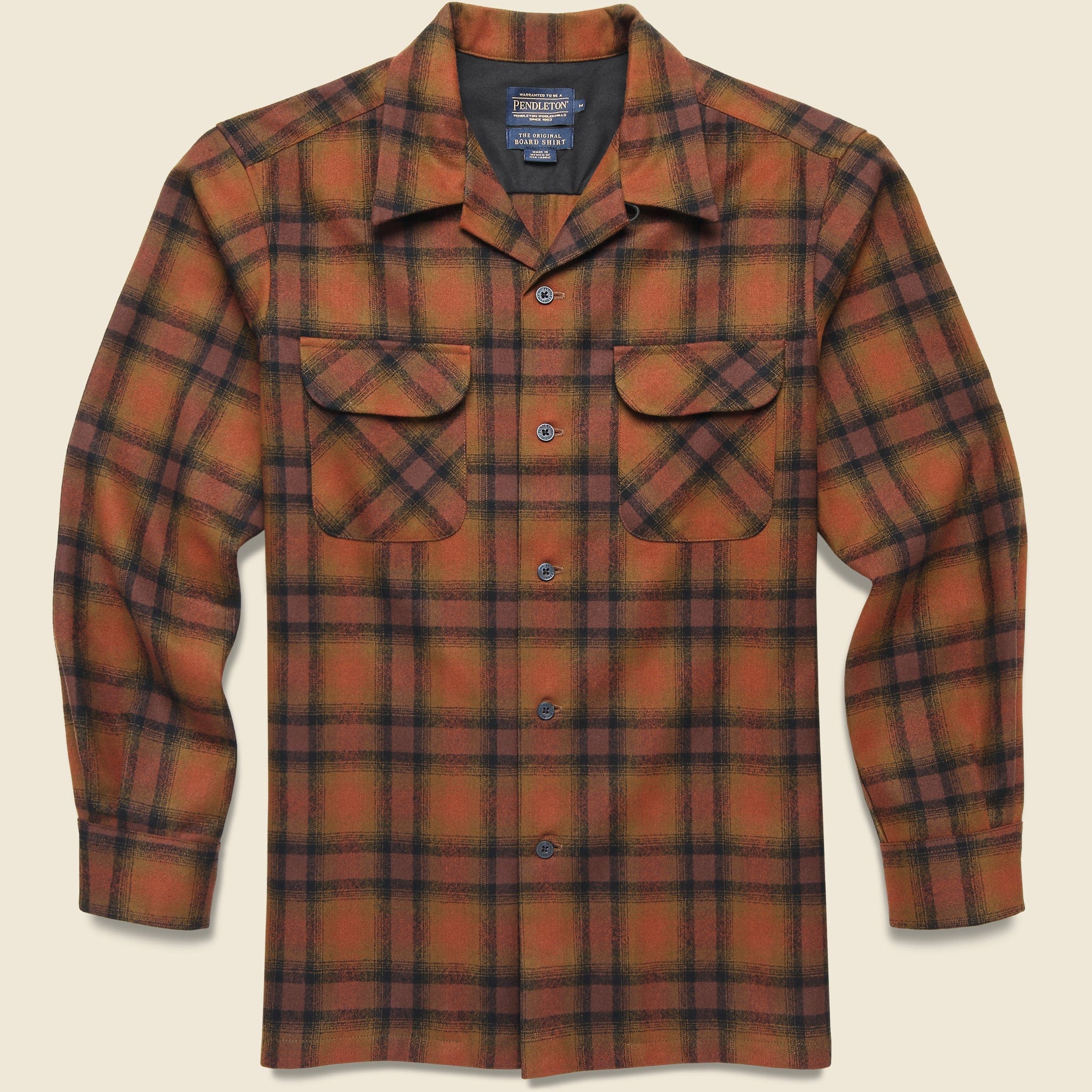 The Original Board Shirt - Brown/Brick Ombre – STAG Provisions