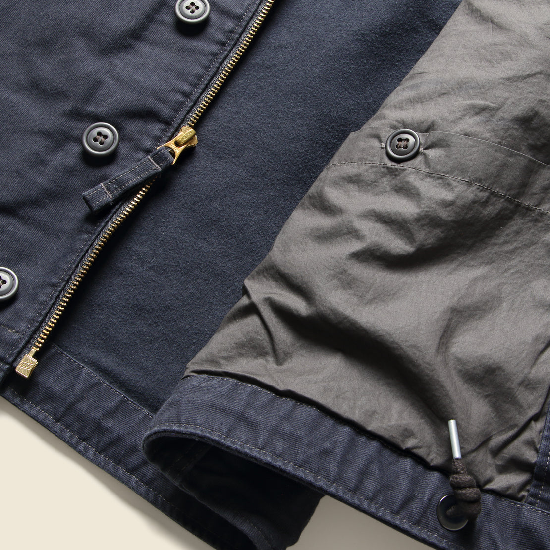 Jungle Cloth Deck Jacket - Dark Navy