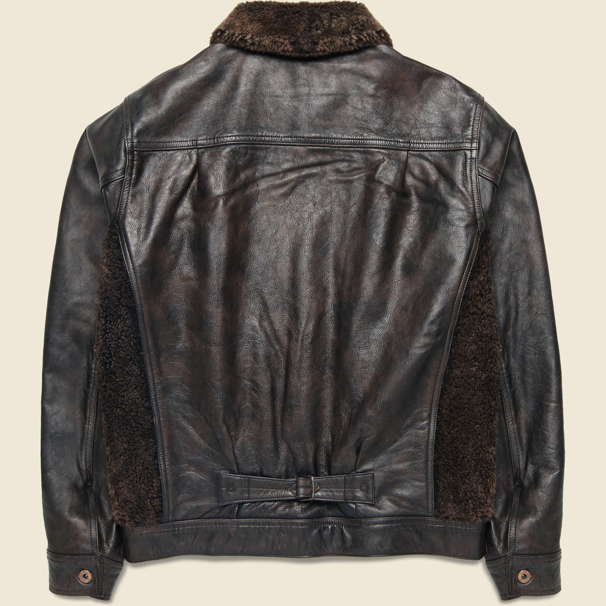 Leather Grizzly Jacket - Black & Brown – STAG Provisions