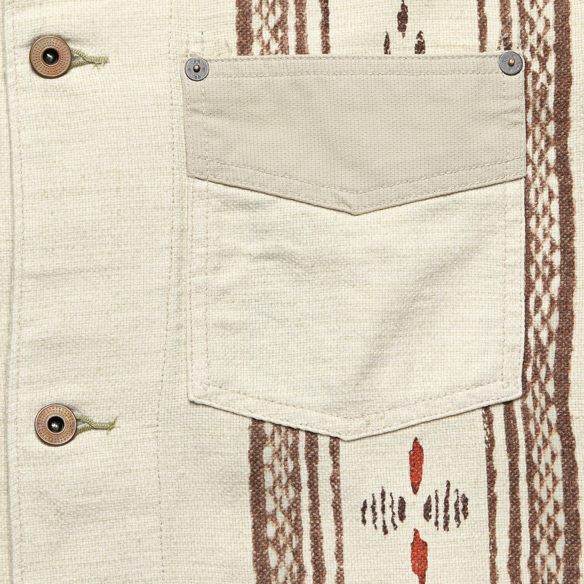 Mansfield Southwestern Jacket - Stone/Brown/Multi – STAG Provisions