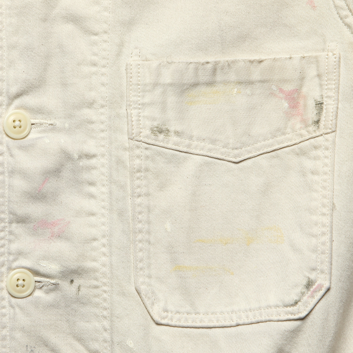 Mathieu Work Jacket - Paint Splatter Off White – STAG Provisions