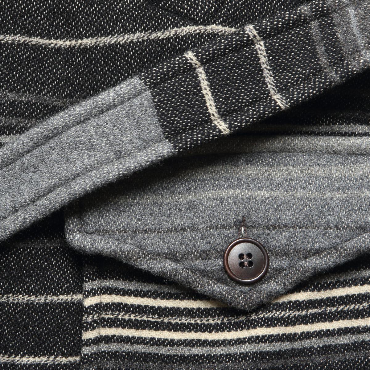 Virgil Jacquard Coat - Black Stripe – STAG Provisions