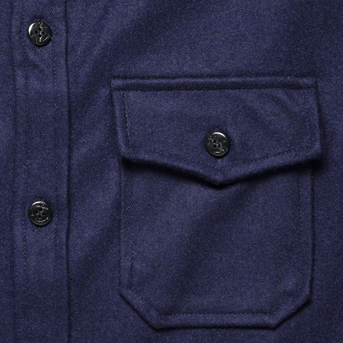 CPO Wool Shirt - Blue – STAG Provisions