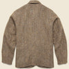 Harris Tweed Bakers Jacket - Brown Herringbone – STAG Provisions
