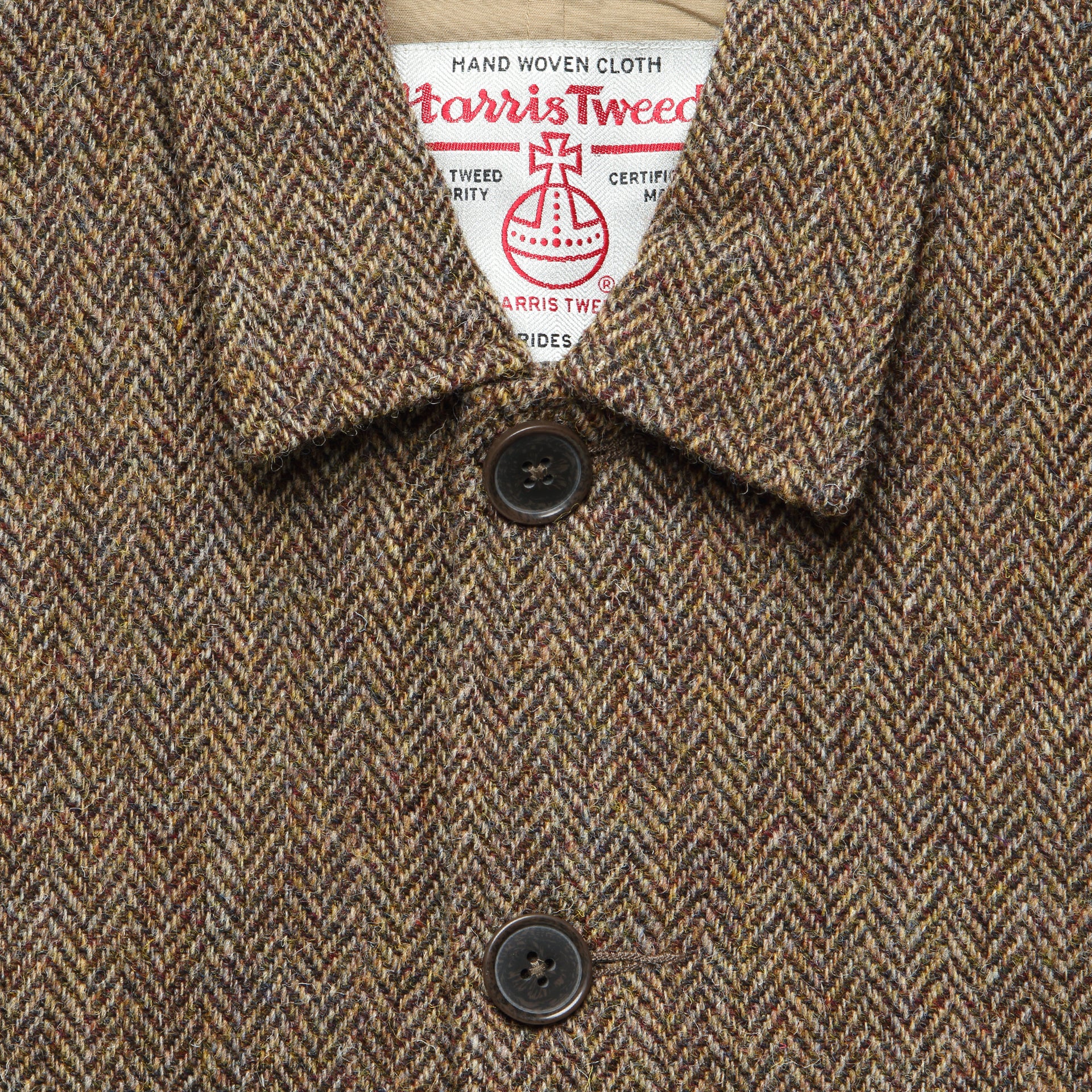 Harris Tweed Bakers Jacket - Brown Herringbone – STAG Provisions