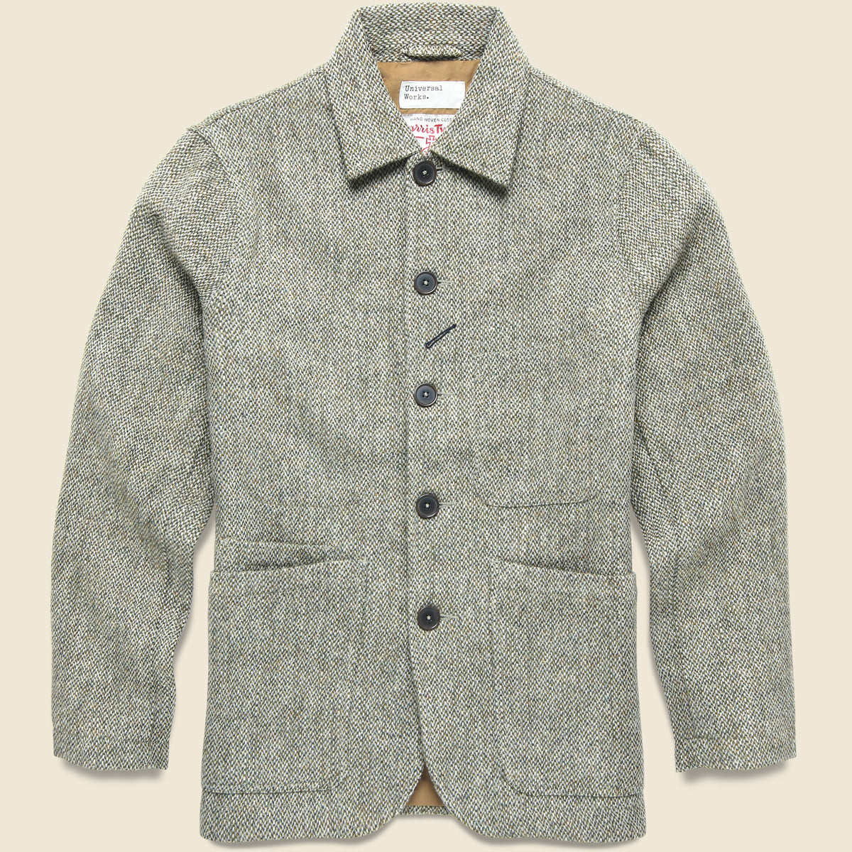 Harris Tweed Bakers Jacket - Brown Herringbone – STAG Provisions