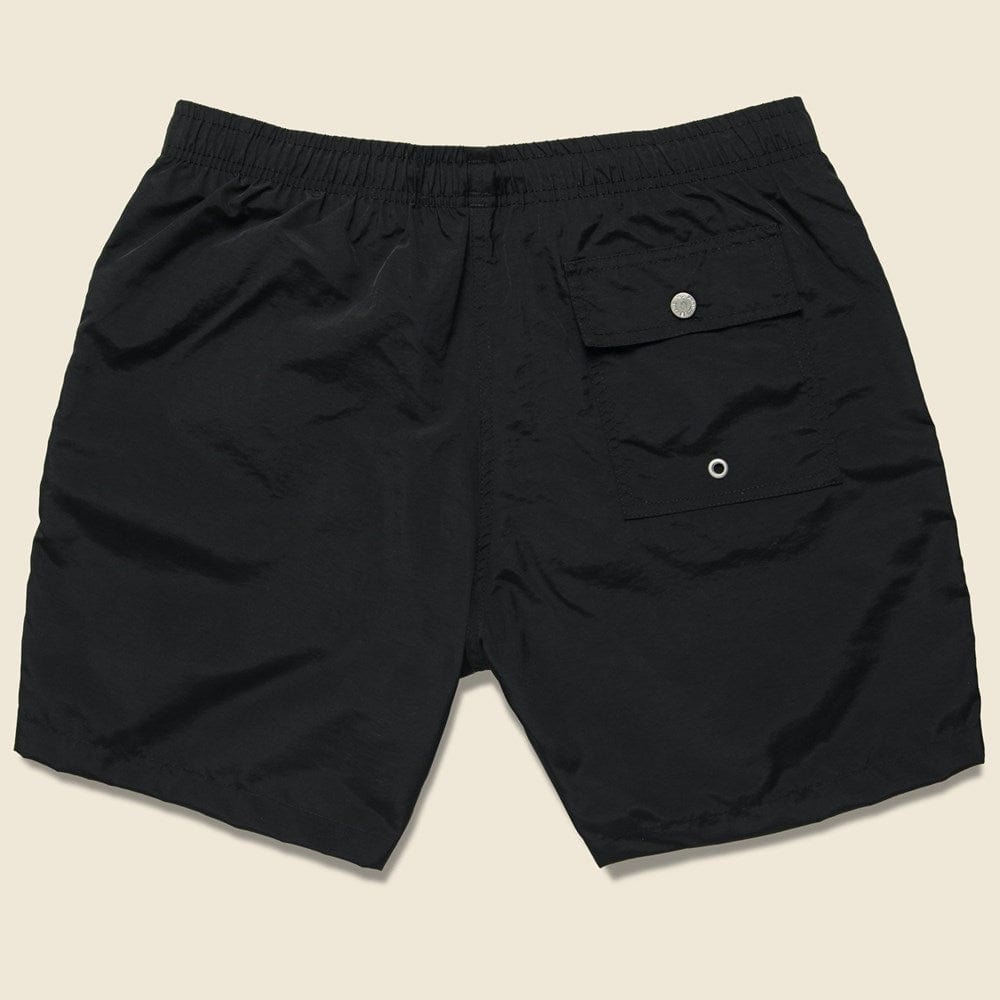Solid Swim Trunk - Black