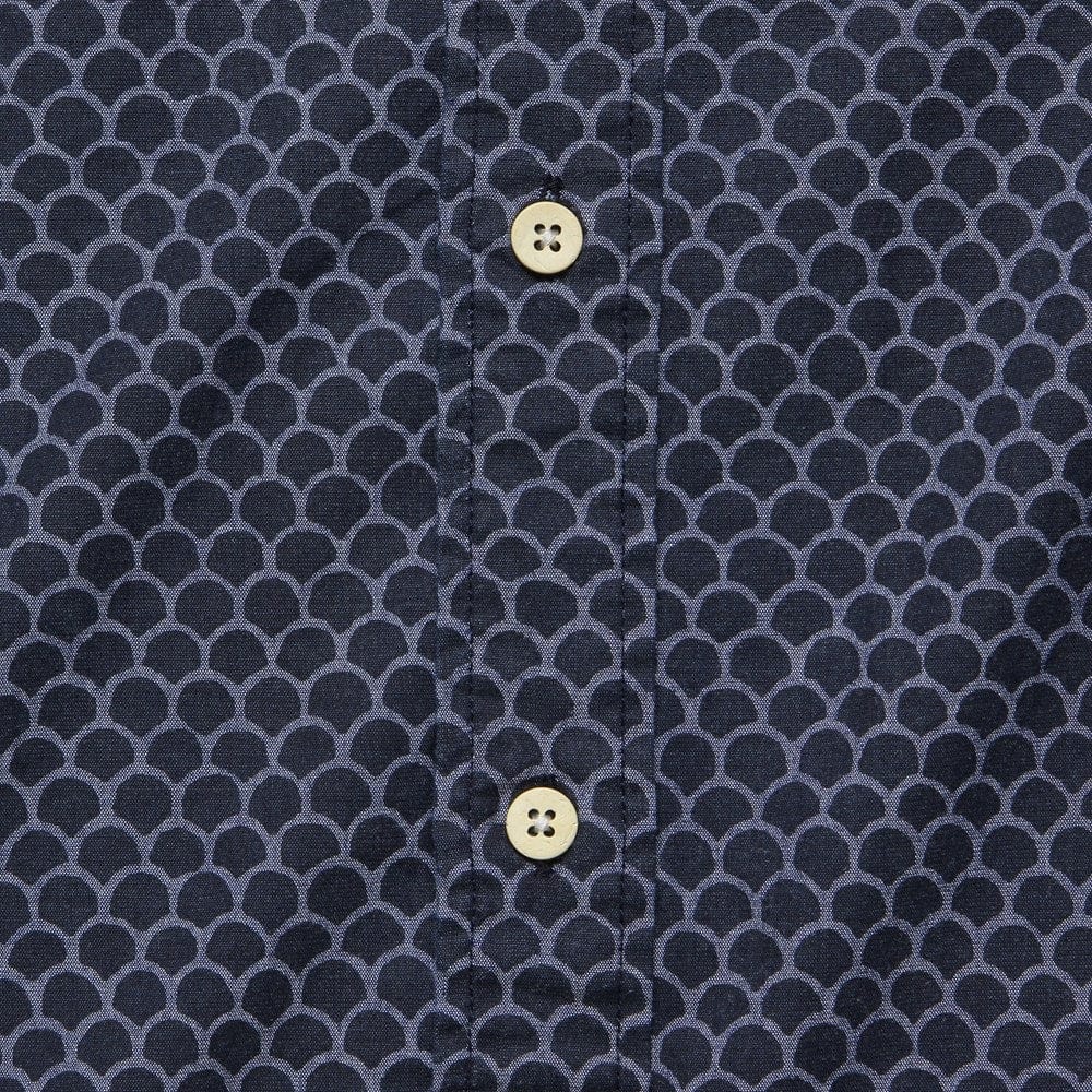 Stretch Playa Shirt - Midnight Fish Scale – STAG Provisions