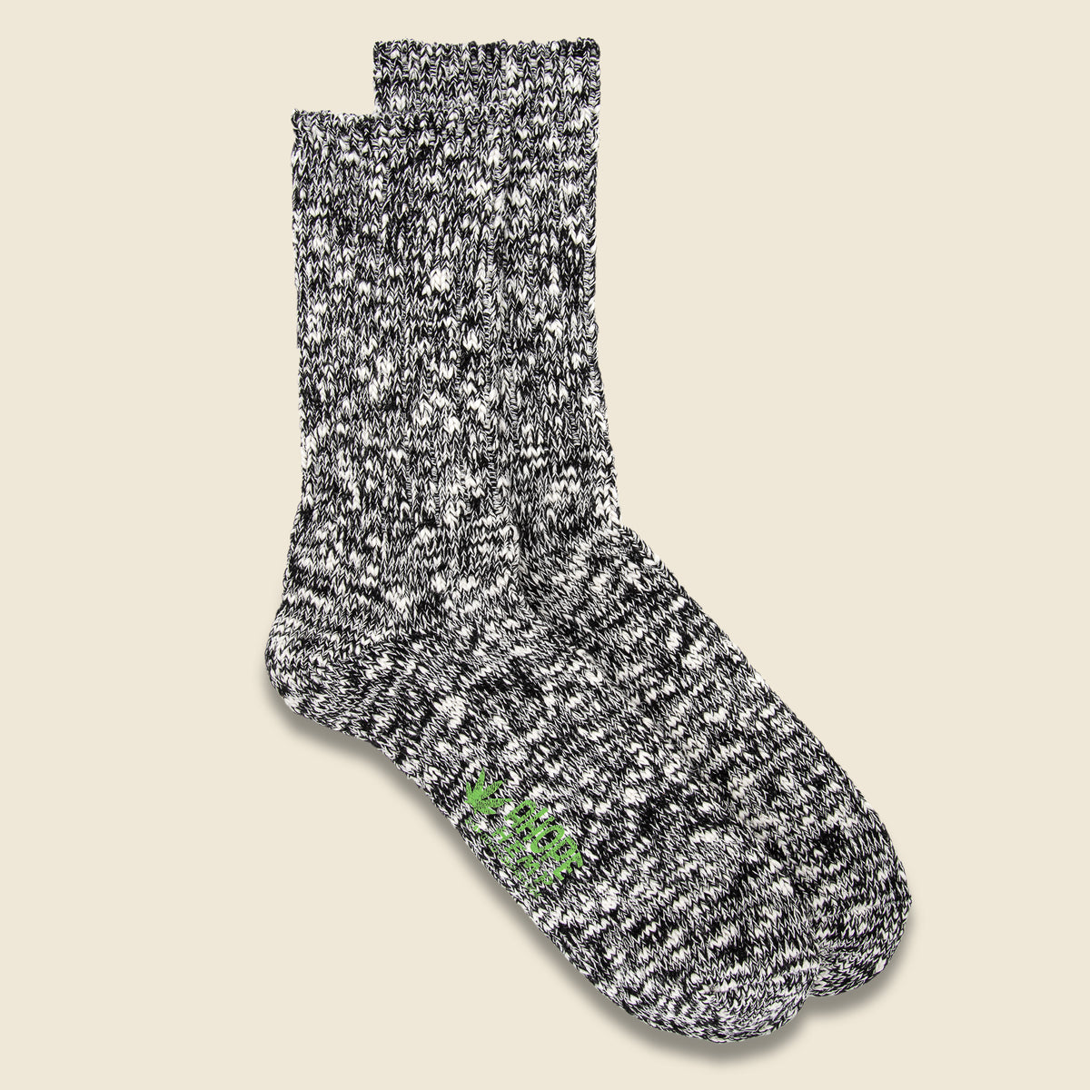 Quarter Marled Rag Sock - Black – STAG Provisions