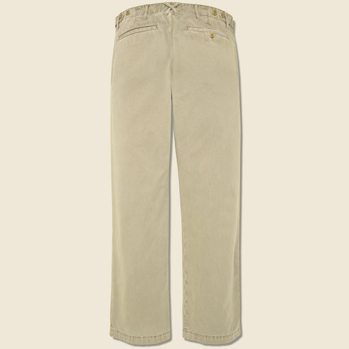 Straight Leg Vintage Wash Chino - Faded Khaki – STAG Provisions