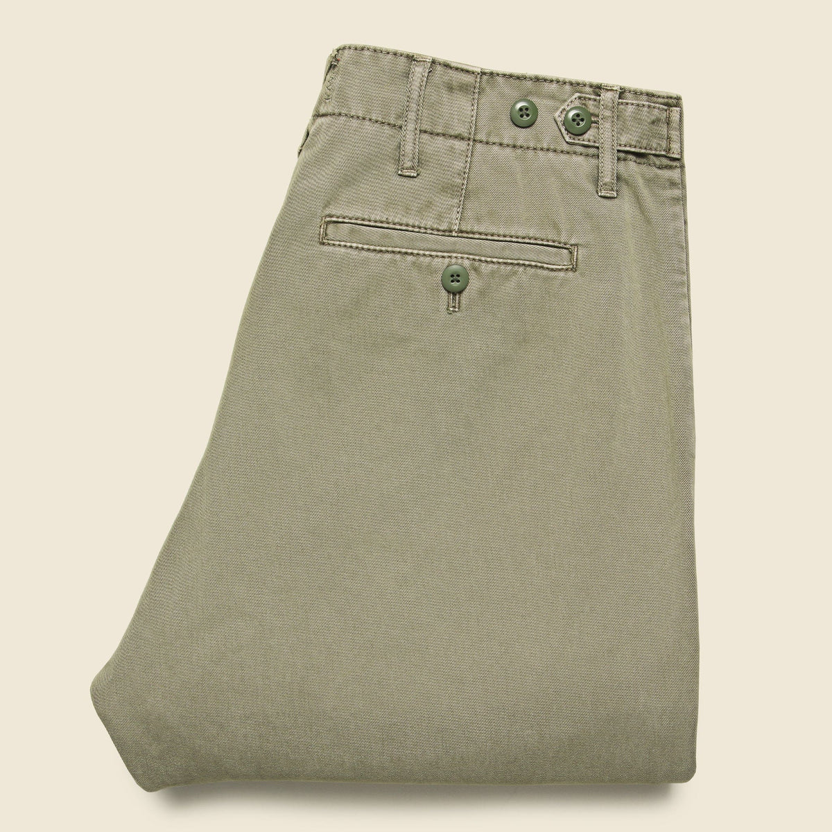 Straight Leg Vintage Wash Chino - Vintage Olive – STAG Provisions