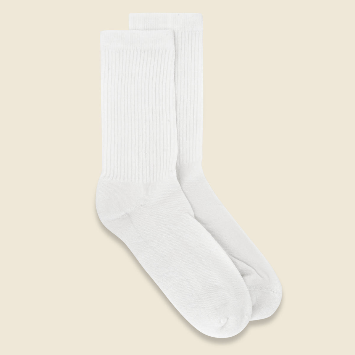 Merino Wool Crew Sock - White – STAG Provisions