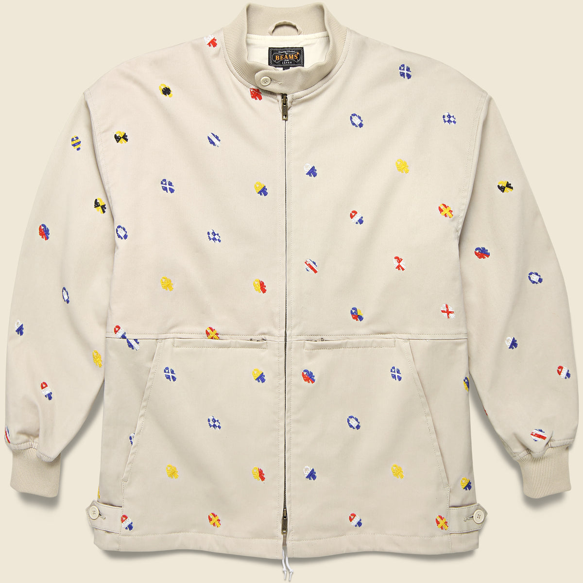 Embroidered Boat Jacket - Cement/Multi – STAG Provisions