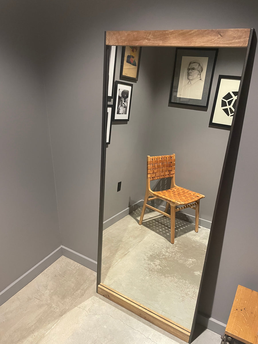 DNS 7 - Wood & Metal Standing Mirror x3 – STAG Provisions