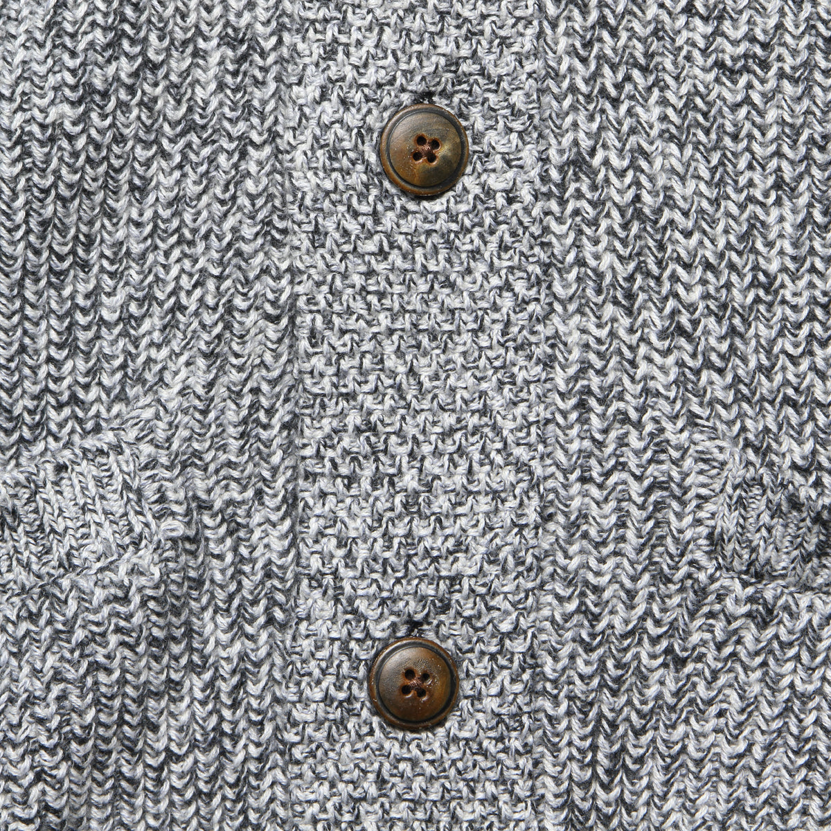 Marled Cotton Cardigan - Light Grey Marl – STAG Provisions