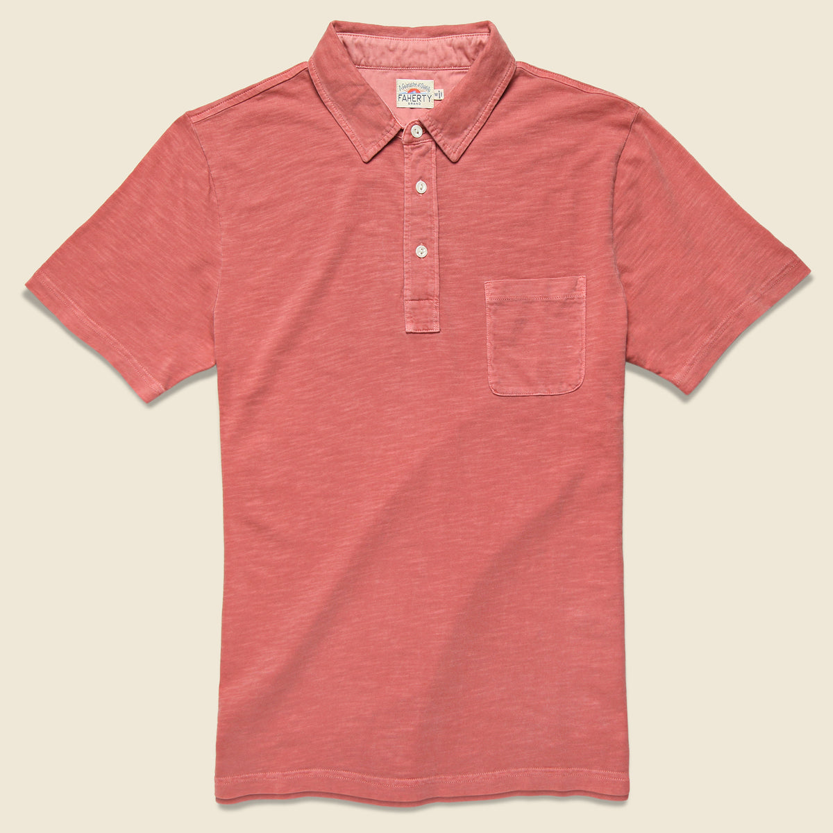 Garment Dyed Polo - Faded Red – STAG Provisions