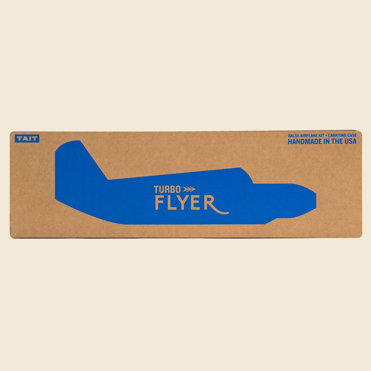 Turbo Flyer Balsa Airplane Kit - Blue