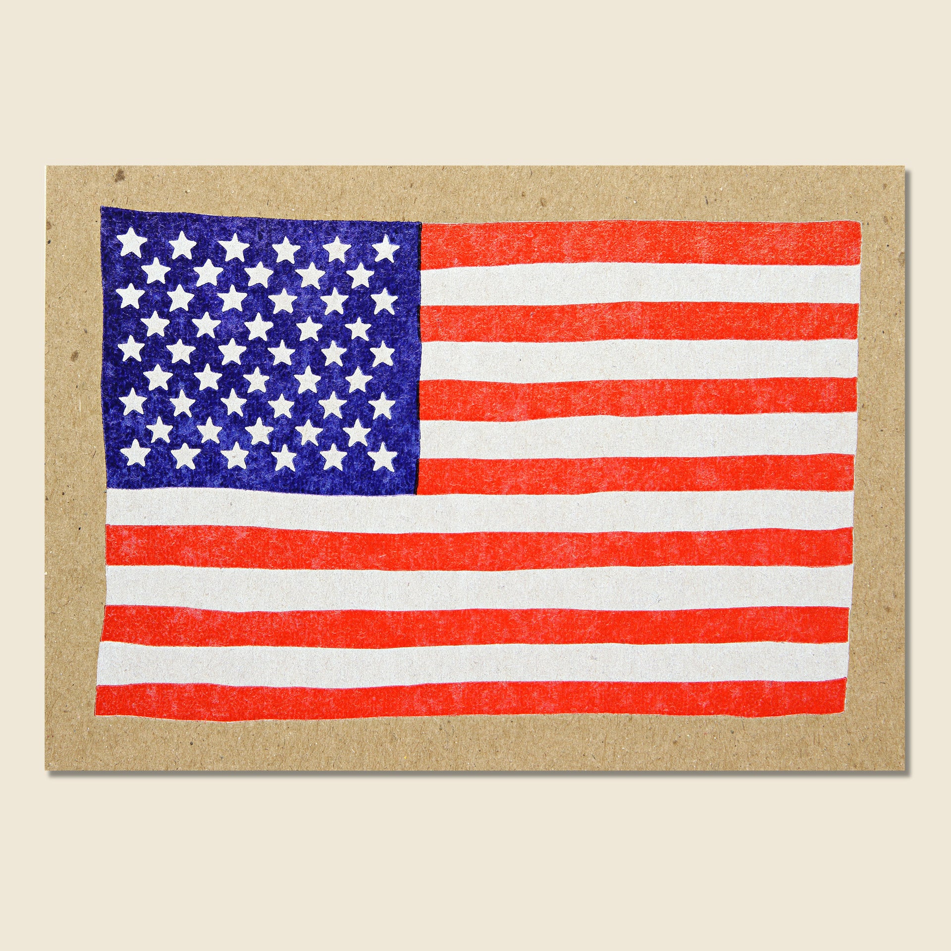 American Flag Postcard – STAG Provisions
