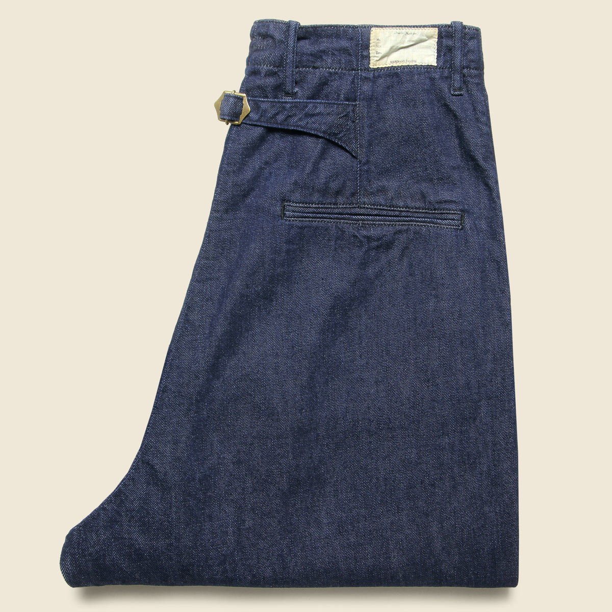11.5oz Denim High Waisted NIME Pants - Indigo – STAG Provisions