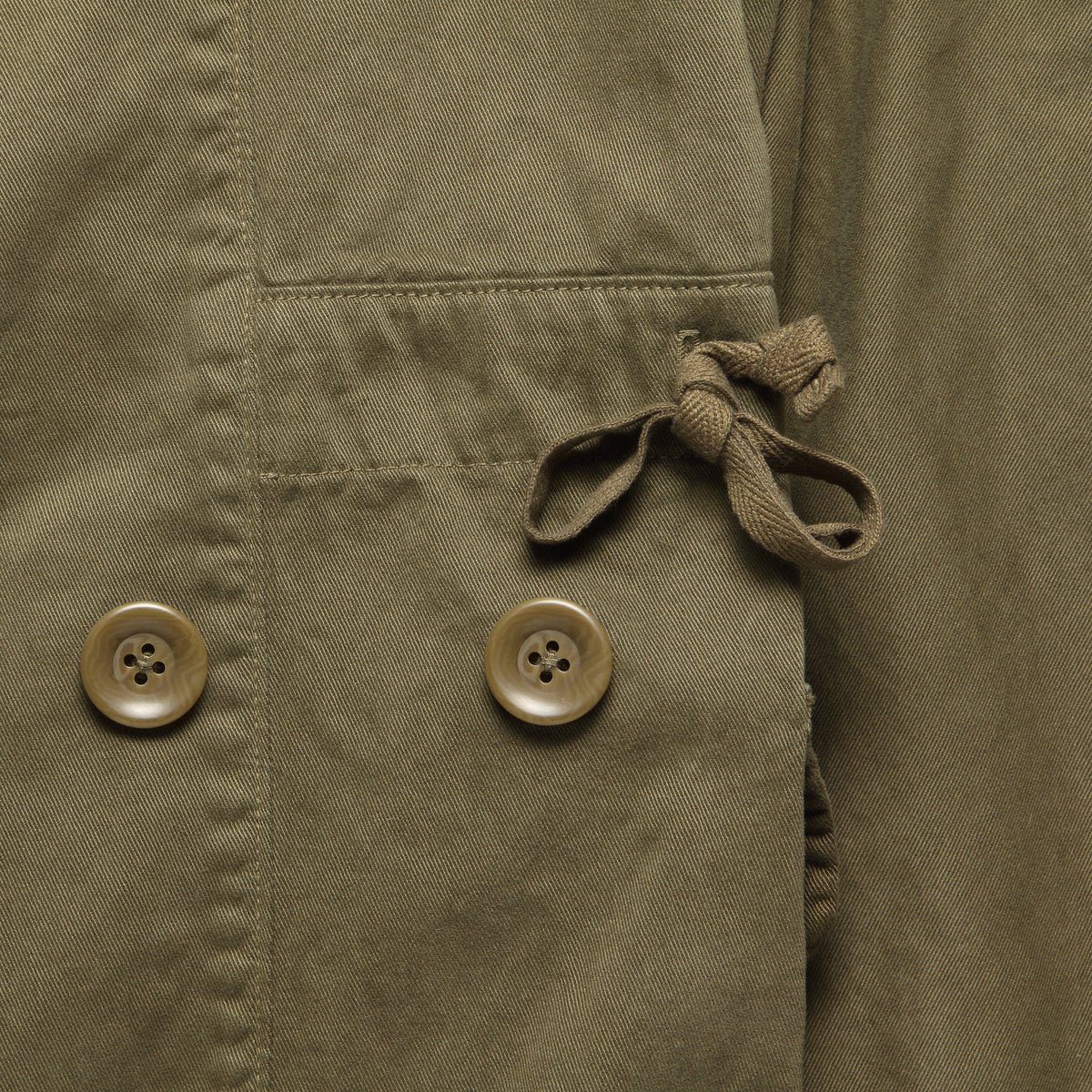 Katsuragi Cotton RING Coat - Khaki – STAG Provisions