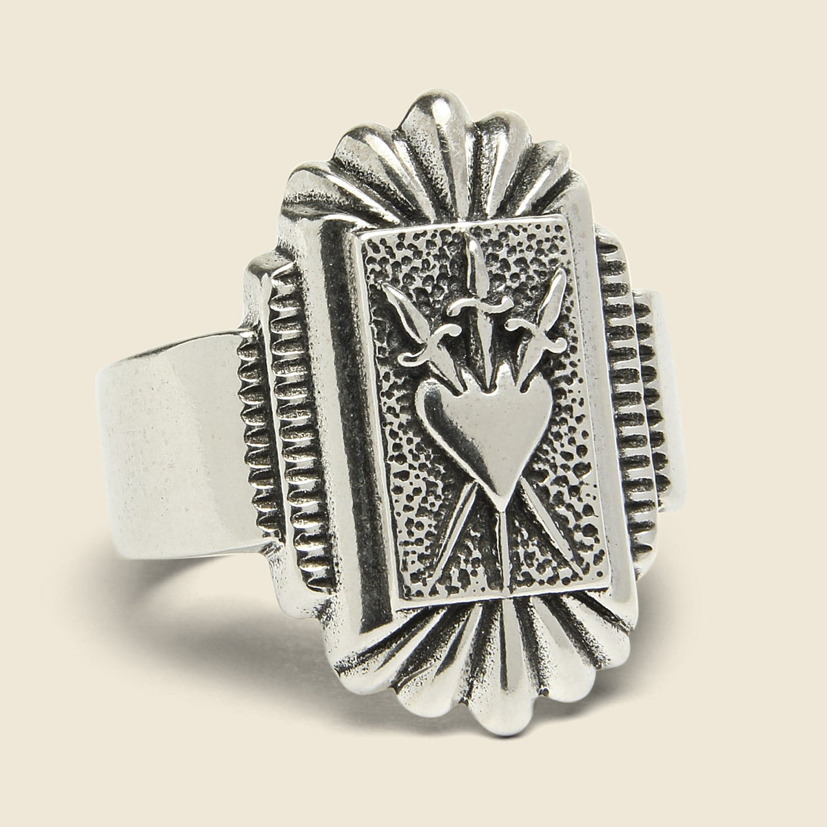 Three of Swords Ring - Silver