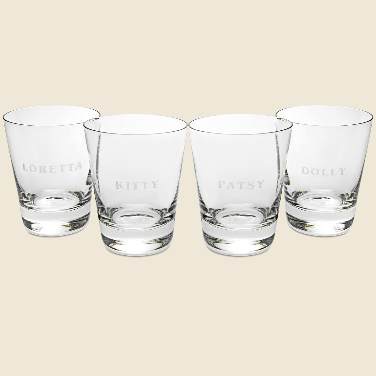 Ladies of Country Music Glass Set – STAG Provisions