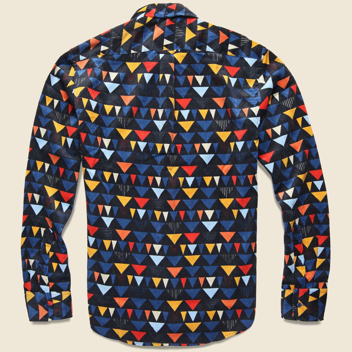Color Triangle Cord Shirt - Black – STAG Provisions