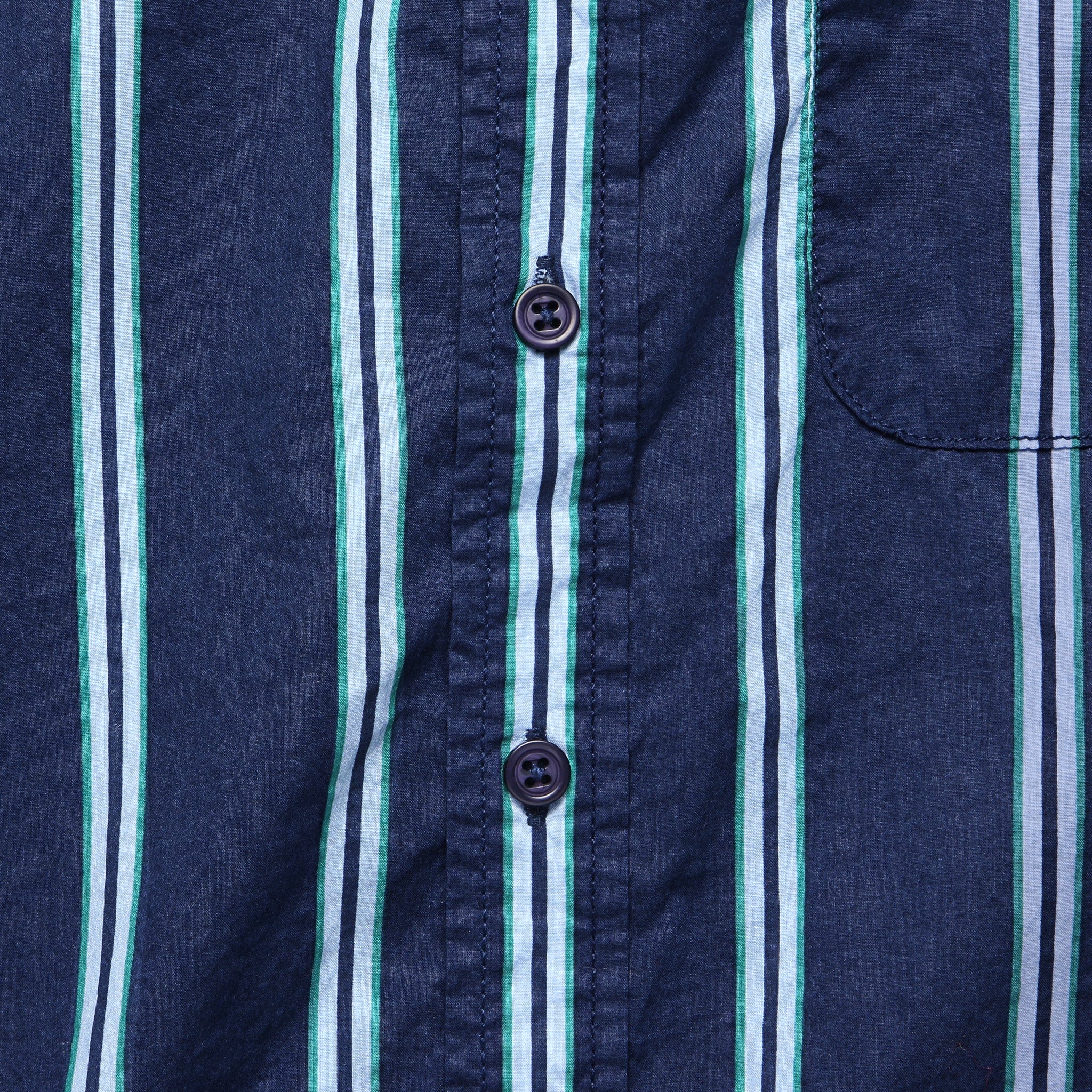 Vintage Stripe Print Shirt - Navy – STAG Provisions