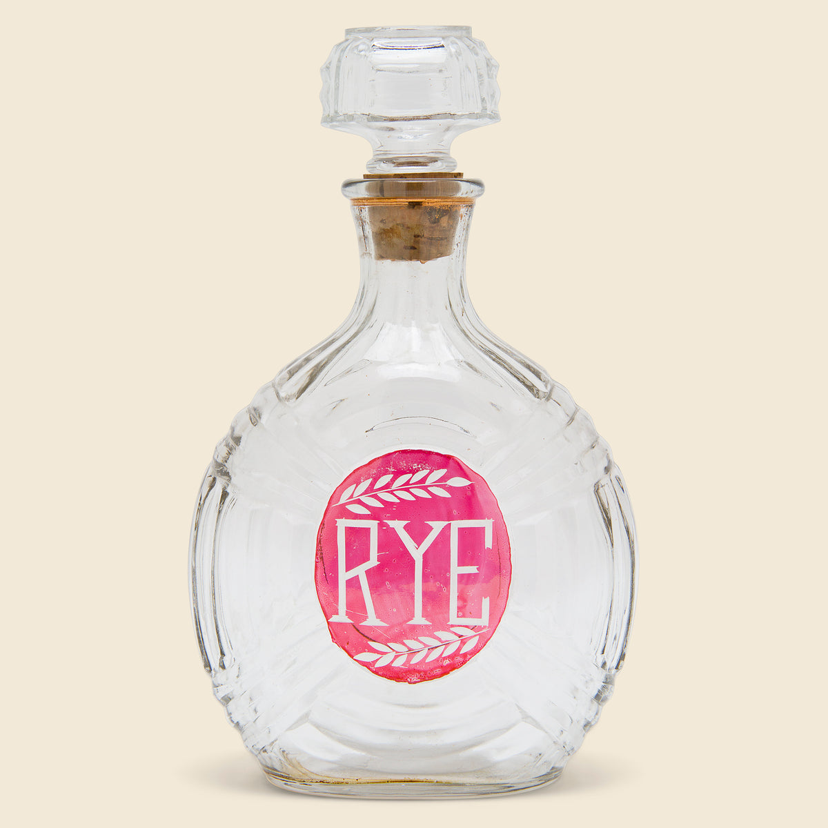 Glass Rye Decanter